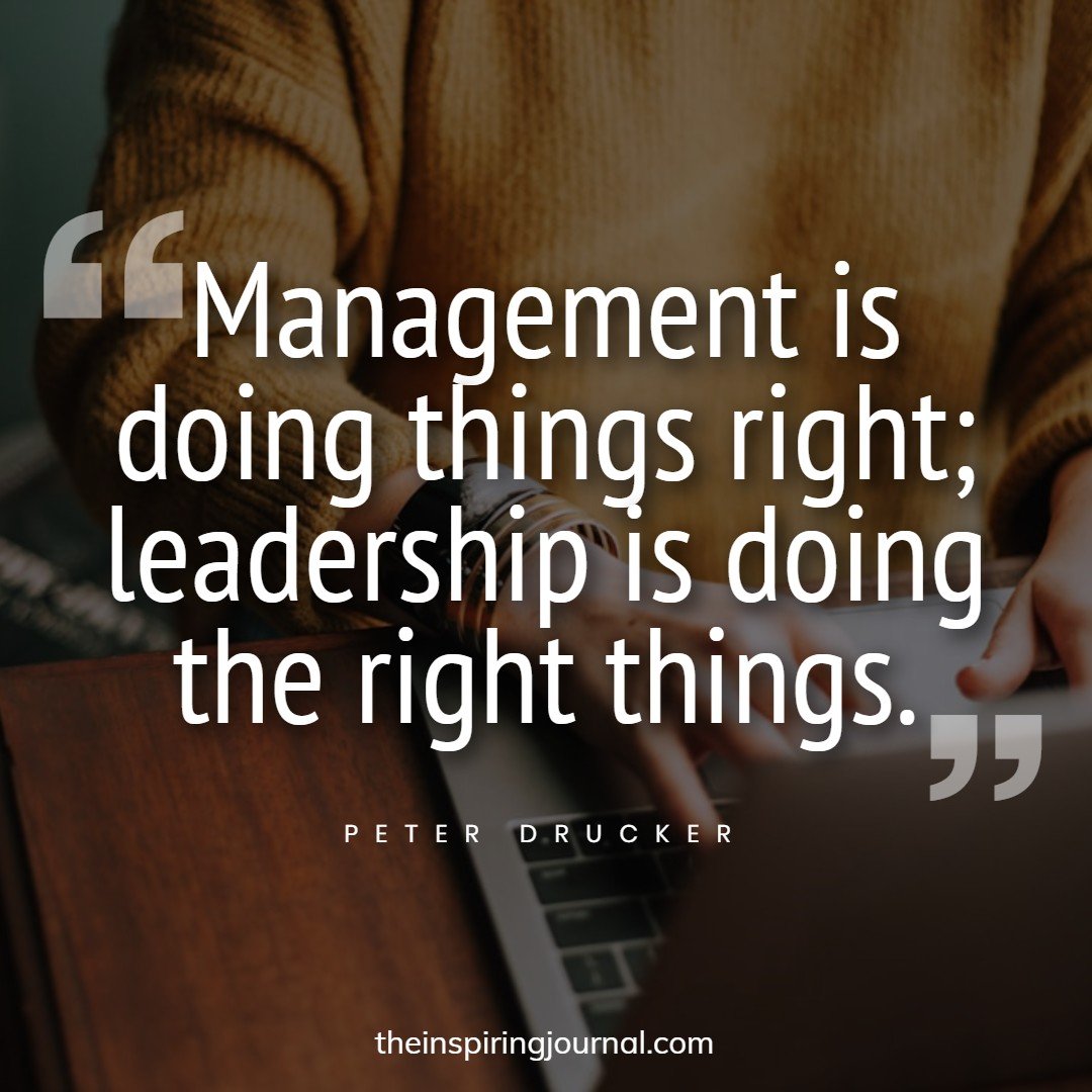 Top 10 Peter Drucker Quotes on Leadership and Management | The ...