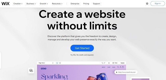 Wix free website builder | The Inspiring Journal